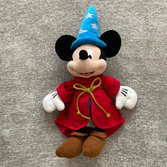 Disney | Toys | Disney Store Sorcerer Mickey Mouse Plush Classic Retro ...